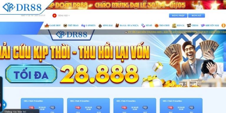 DR88 - Sân chơi xanh chín, đẳng cấp quốc tế hiện nay